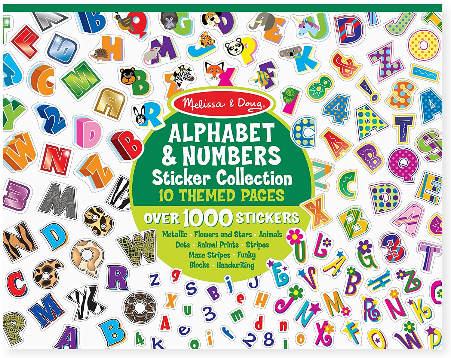 Sticker Collection Alphabet and Numbers | The Den
